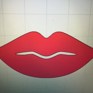 12 Pcs 2" Red Lips - Photo Booth Props, Birthday Photo Props, Bridal ...