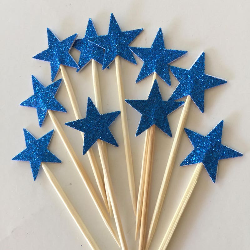 Star Cupcake Toppers - Etsy