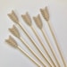 24 Pieces Cream Arrow Cupcake Toppers , Birthdays, Party Decor ...