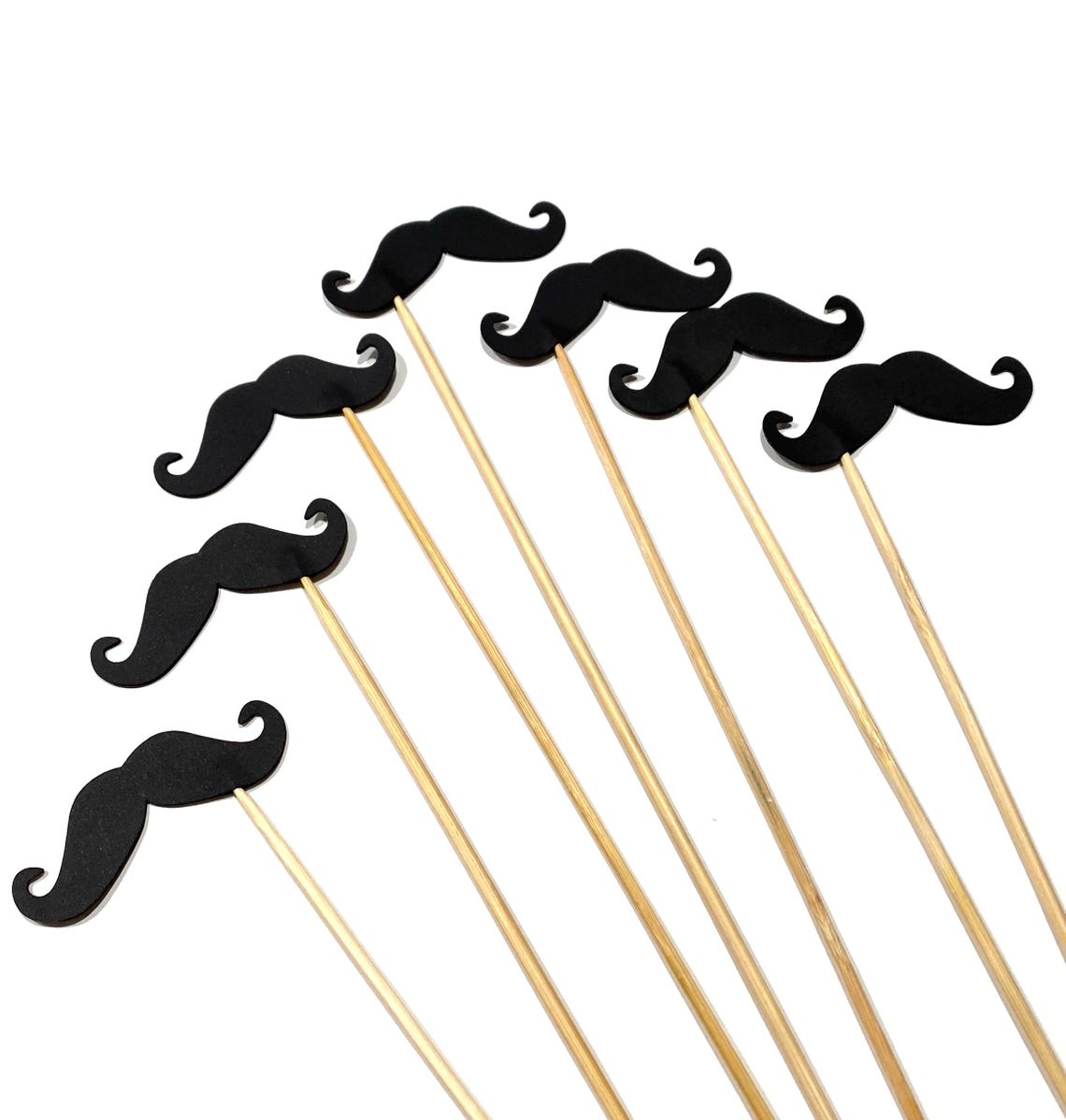Mustache Photo Booth Props - Party Decoration ( 12 Pieces) - Etsy