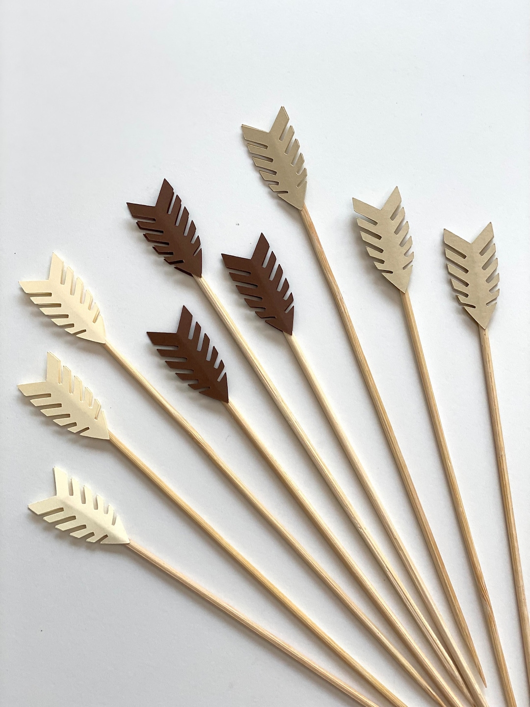 24 Arrow on Stick Mix Earth Tone Colors - Birthdays, Party Decor ...