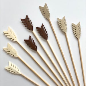 24 Arrow on Stick Mix Earth Tone Colors - Birthdays, Party Decor ...