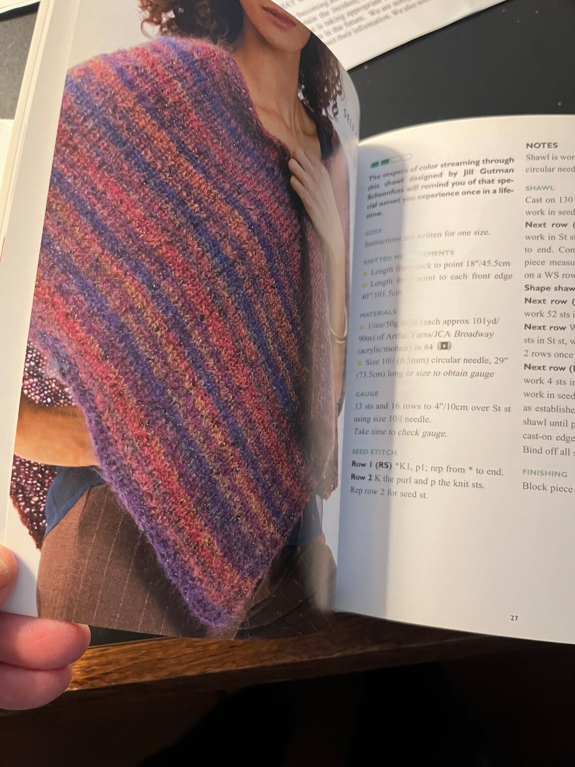Vogue Knitting Shawls on the Go Hard Cover Pattern Book - Etsy
