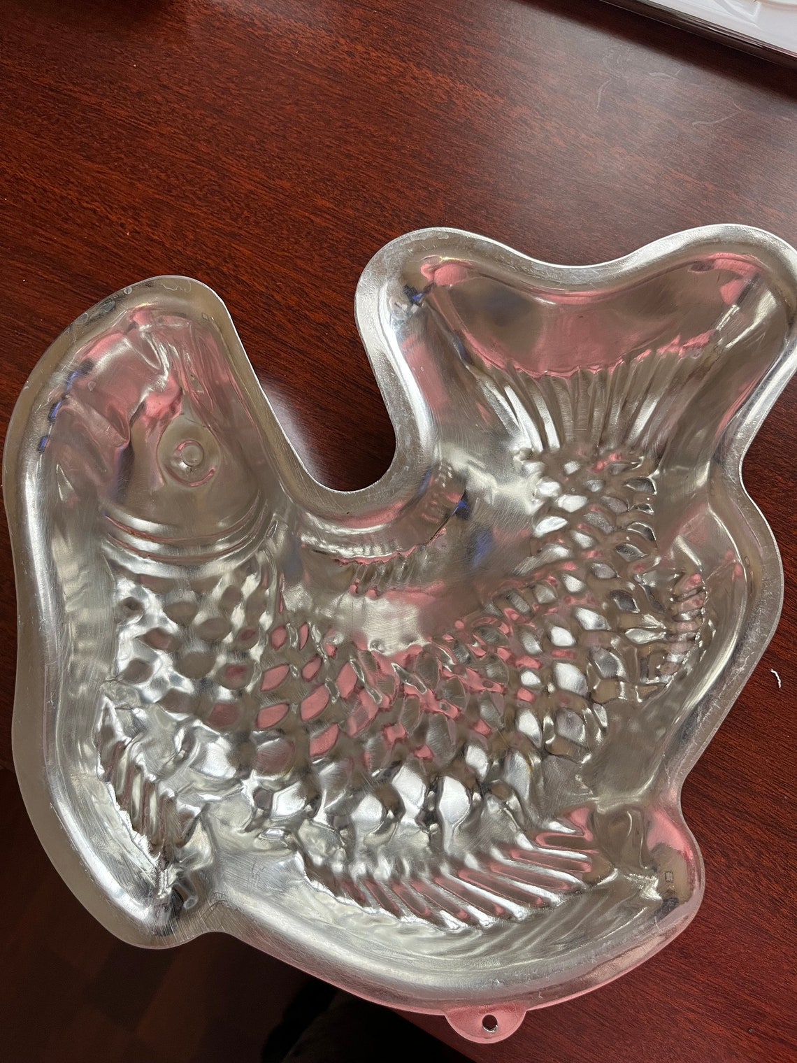 Wilton Fish Tin Metal Cake Pan, Jello Mold Vintage - 1972 516-3209 W ...