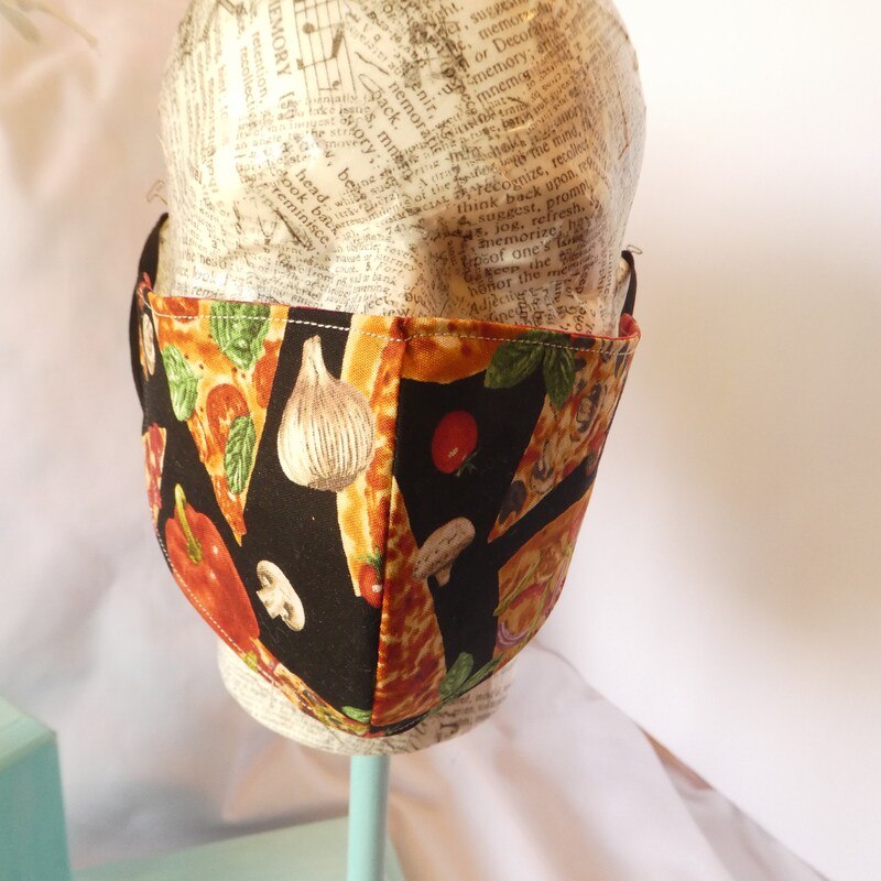 Pizza Face Mask - Etsy