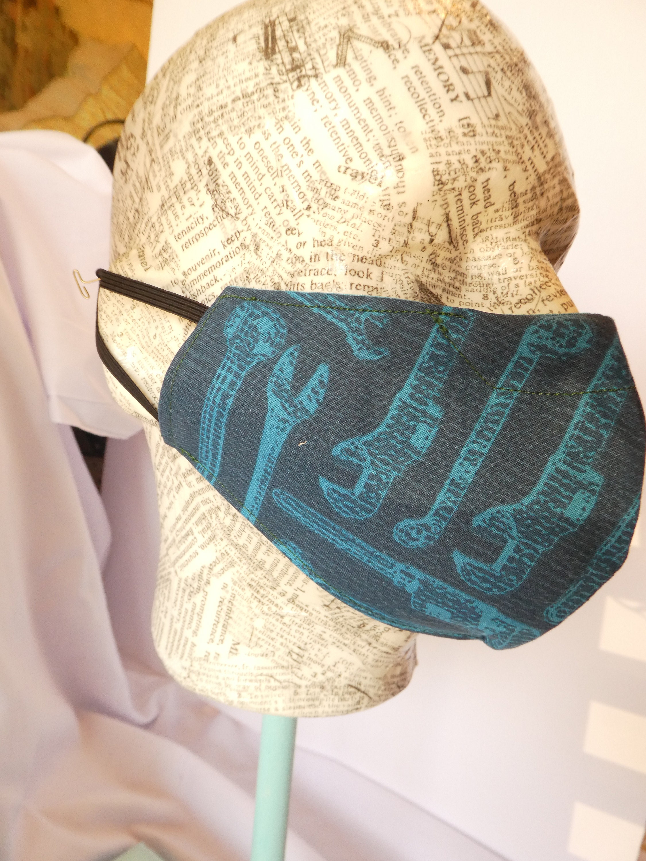 Adult Face Mask With Filter Cotton Face Covering 3-layer Nose and Mouth ...