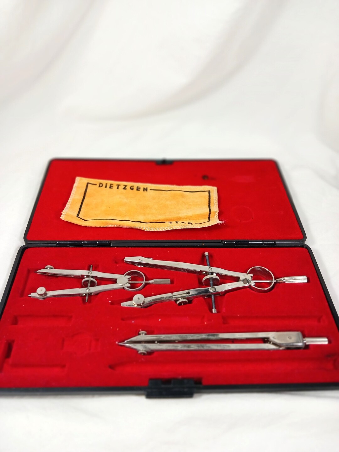 Vintage 1980s Dietzgen Star 1288-3K Drafting Tool 3-piece Set With Case ...