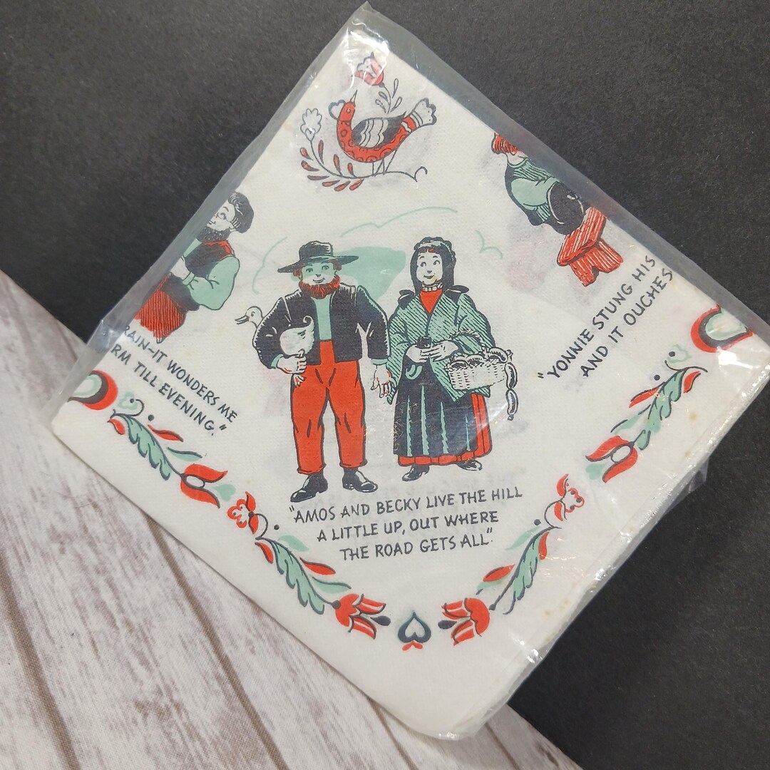 Vintage 1960s Look Wunst It Gifs Pennsylvania Dutch Pantry Souvenir ...