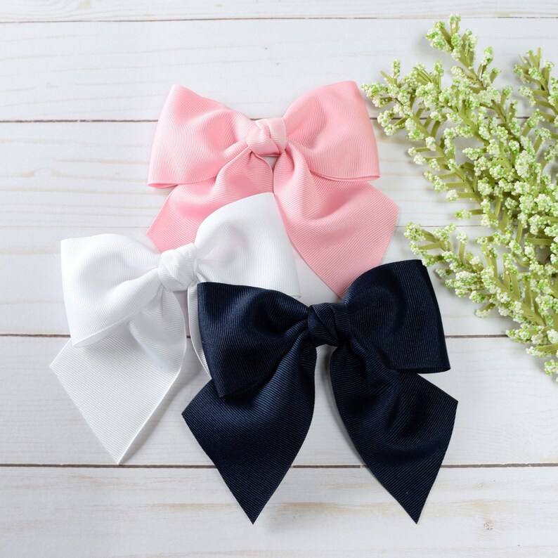5 inch Sailor Hair Bows Hair Bows for Women Hair Bows for | Etsy