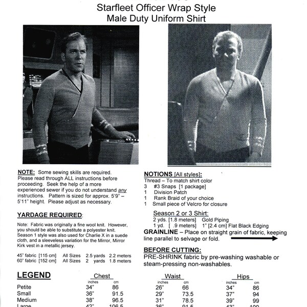 Star Trek Pattern - Etsy