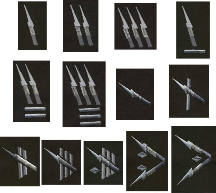 Starship Troopers Rank Epaulets Pair | Etsy