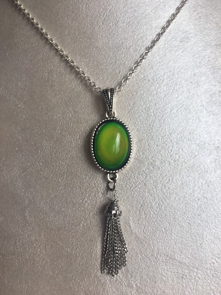 Mood Jewlery, Color Changing Necklace, Nostalgic Mood Necklace With ...