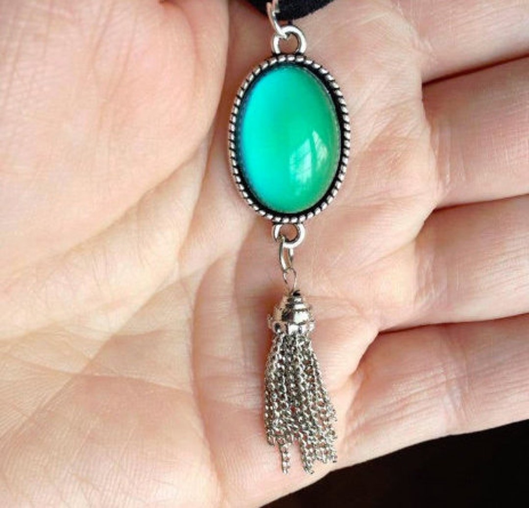 Mood Jewlery Color Changing Necklace Nostalgic Mood Necklace - Etsy New ...
