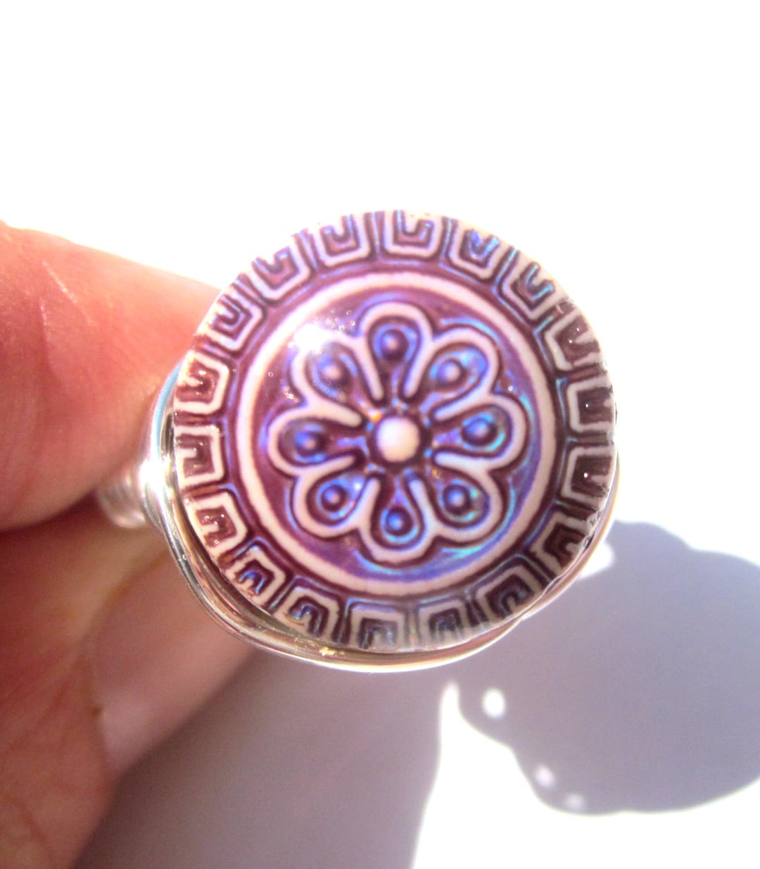 Mood Ring, Designer Inspired, Wire Wrapped, Color Changing, Mood Beads ...