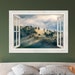Landscape Photography Art - Open Window Canvas - Large Framed Print ...