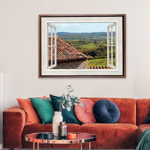 Window View Canvas Art - Etsy