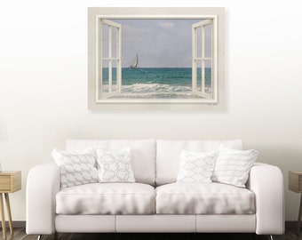 Fake Window Ocean View - Etsy