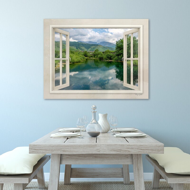Mountain Scene Window Film - Etsy