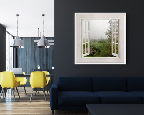 Open Window Wall Art Printed On Canvas Window Wall Art | Etsy