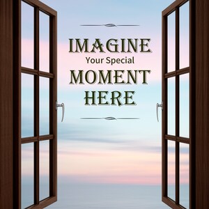 Your Photo as a Window Scene - Customizable Canvas Artwork - Modern ...