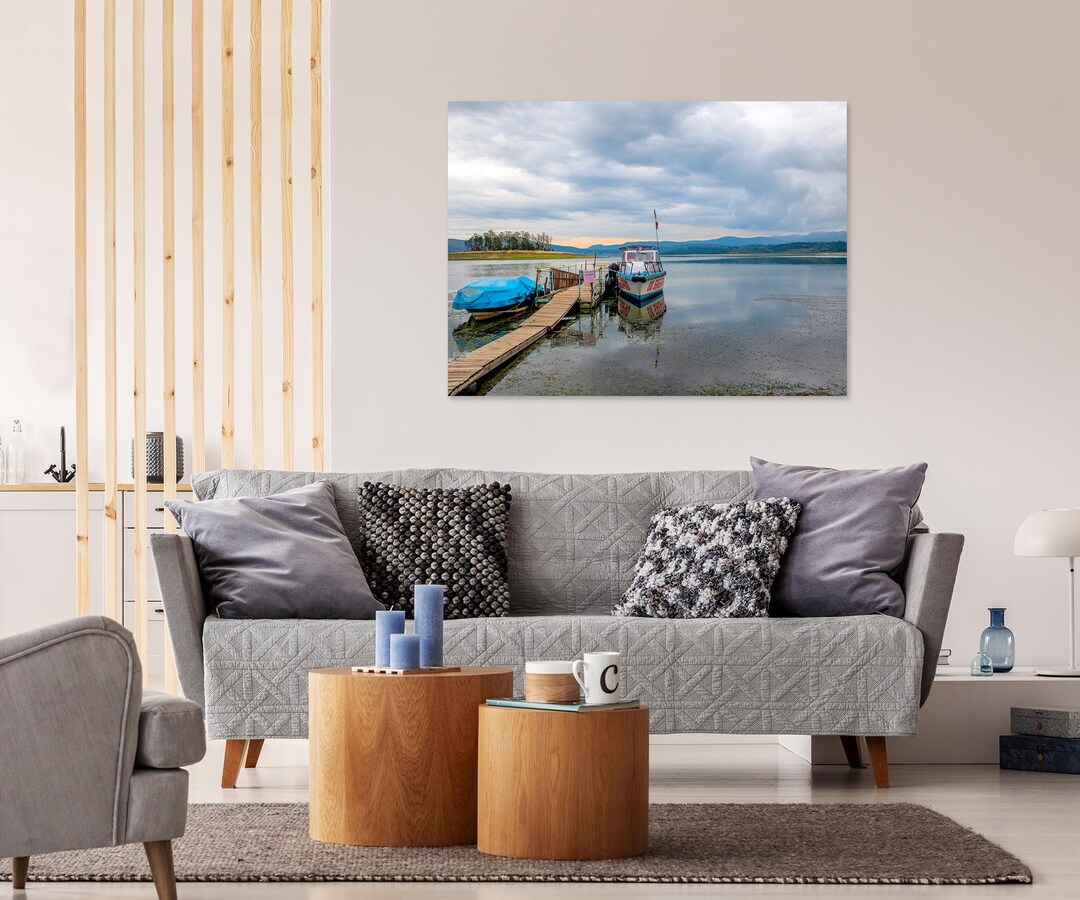 Batak Lake Sunset Print: Bulgarian Landscape Wall Art - Etsy