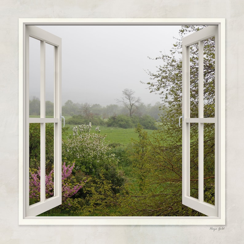 Open Window Wall Art Printed on Canvas Window Wall Art - Etsy