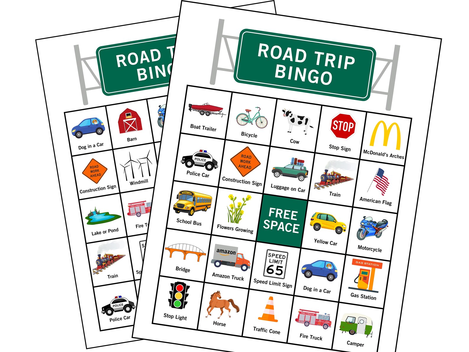 Roadtrip Bingo- Roadtrip Scavenger Hunt- Roadtrip Screen Free Activity ...