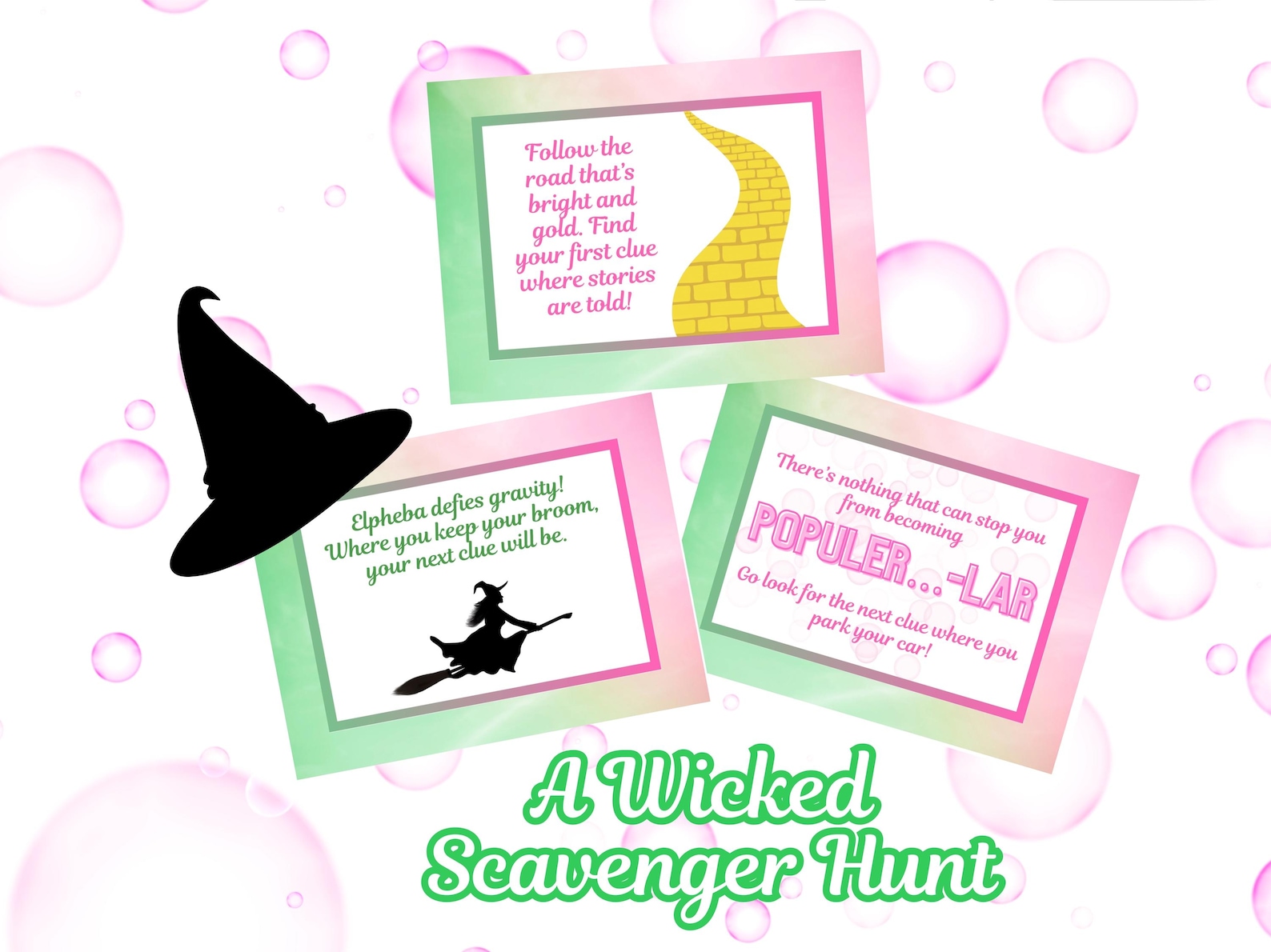Wicked Themed Scavenger Hunt- Wicked Party- Birthday Party Activity - Etsy