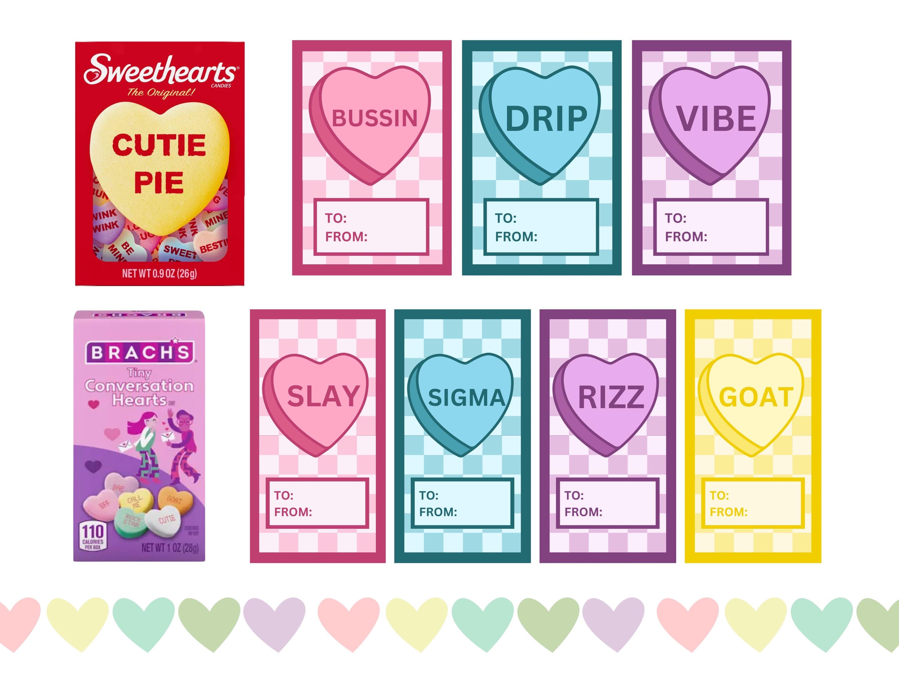 Gen Z Slang Candy Conversation Hearts- Valentine’s Day- School ...