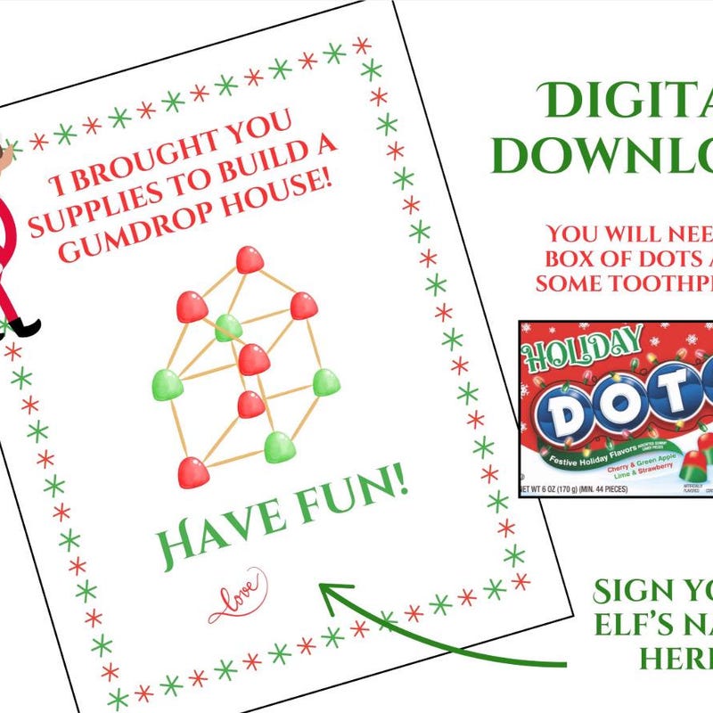 Gumdrop Template - Etsy