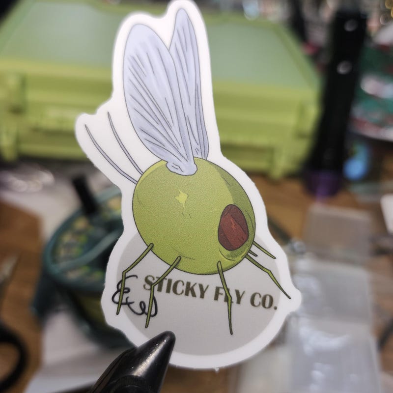 Fly Fishing Sticker - Etsy