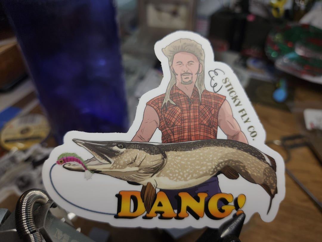Pike Fly Fishing Sticker - Etsy