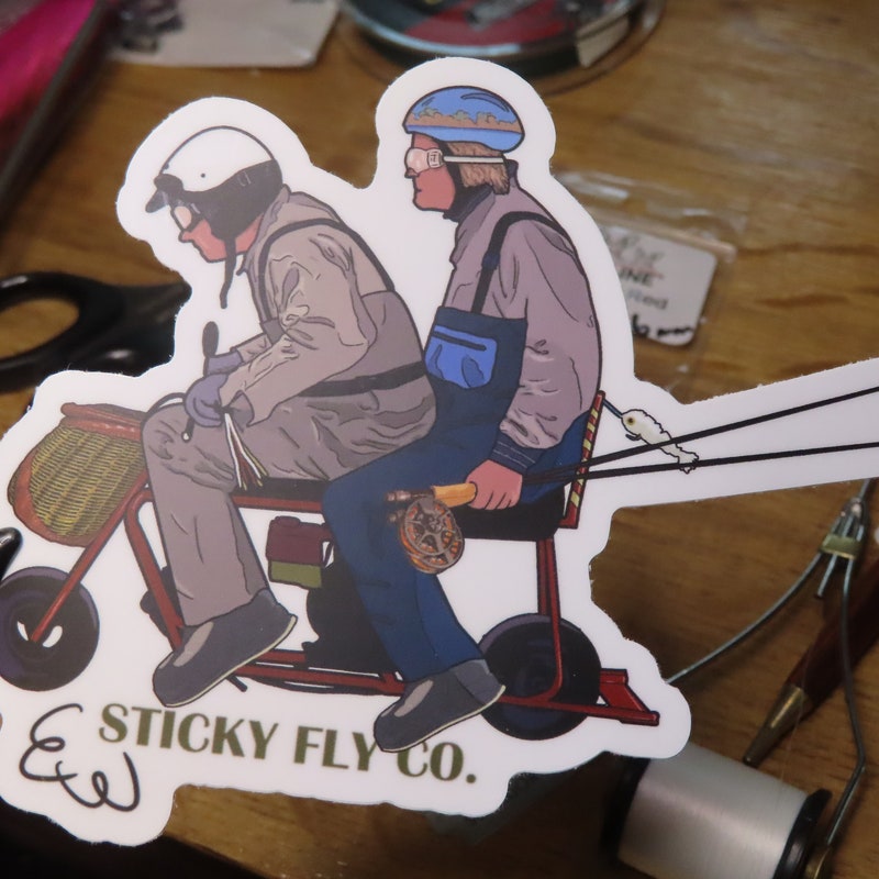 Fly Fishing Sticker - Etsy