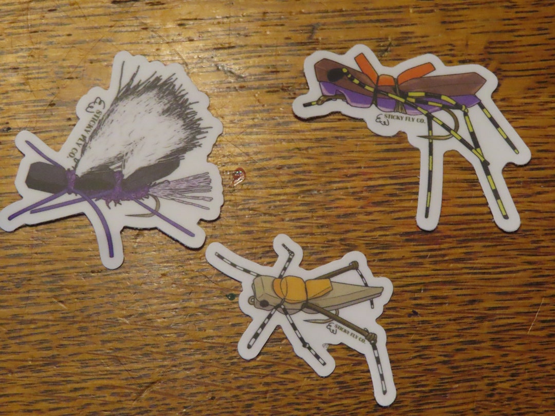 Foam Fly Hopper Stickers - Etsy