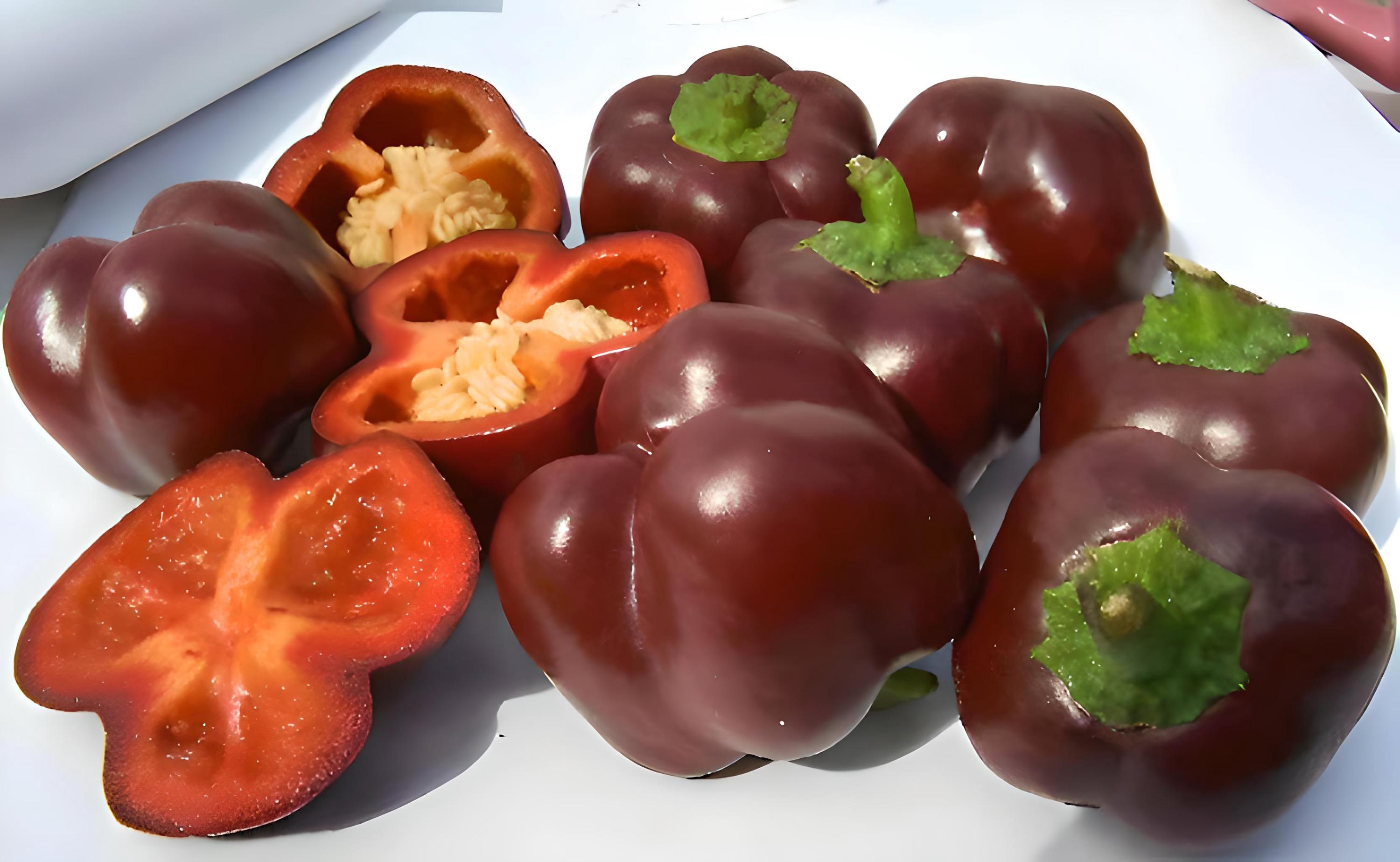 Mini Chocolate Bell, Sweet Pepper Seeds: Heirloom, Non-gmo, Open ...