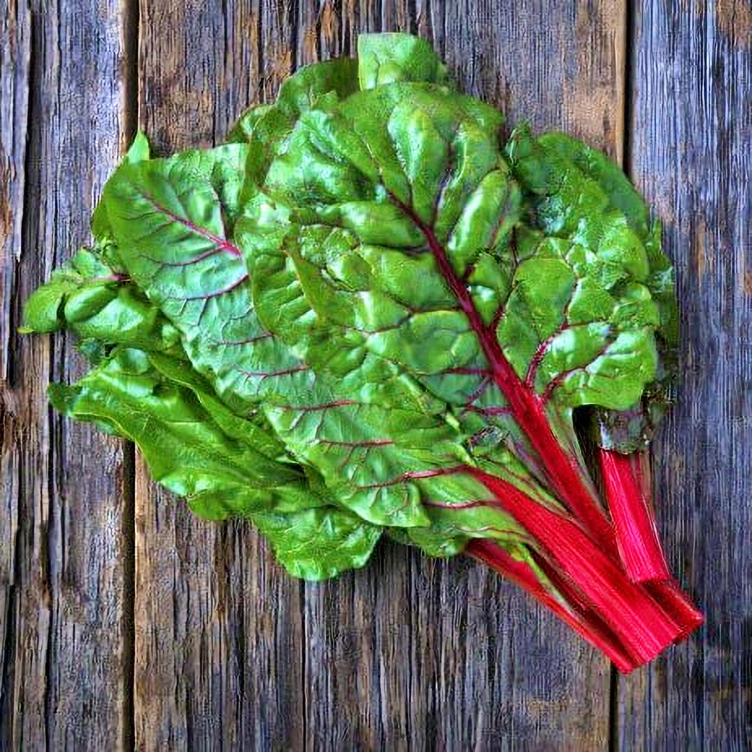 Ruby Red, Swiss Chard, Heirloom Garden Seeds Open Pollinated Vegetable ...