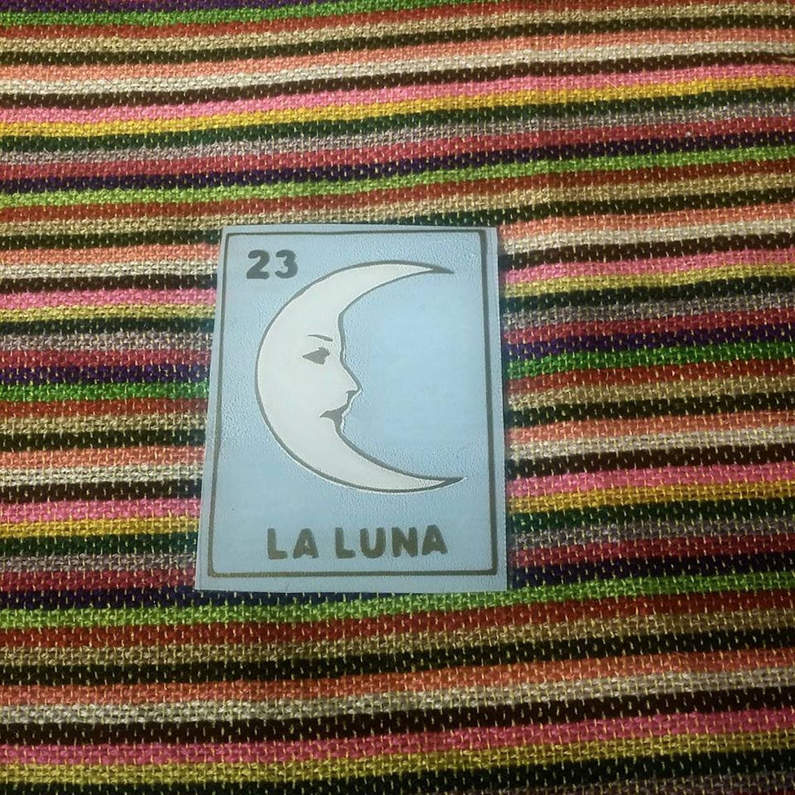 LA LUNA LOTERIA the Moon Vinyl Double Layered Sticker Decal - Etsy