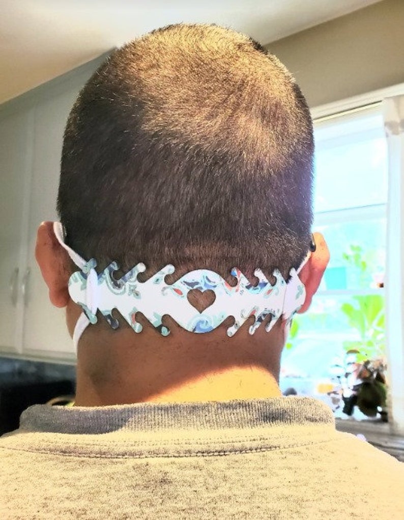 15 Mask Clips Thin Flexible Adjustable Face Mask Holders Laser | Etsy