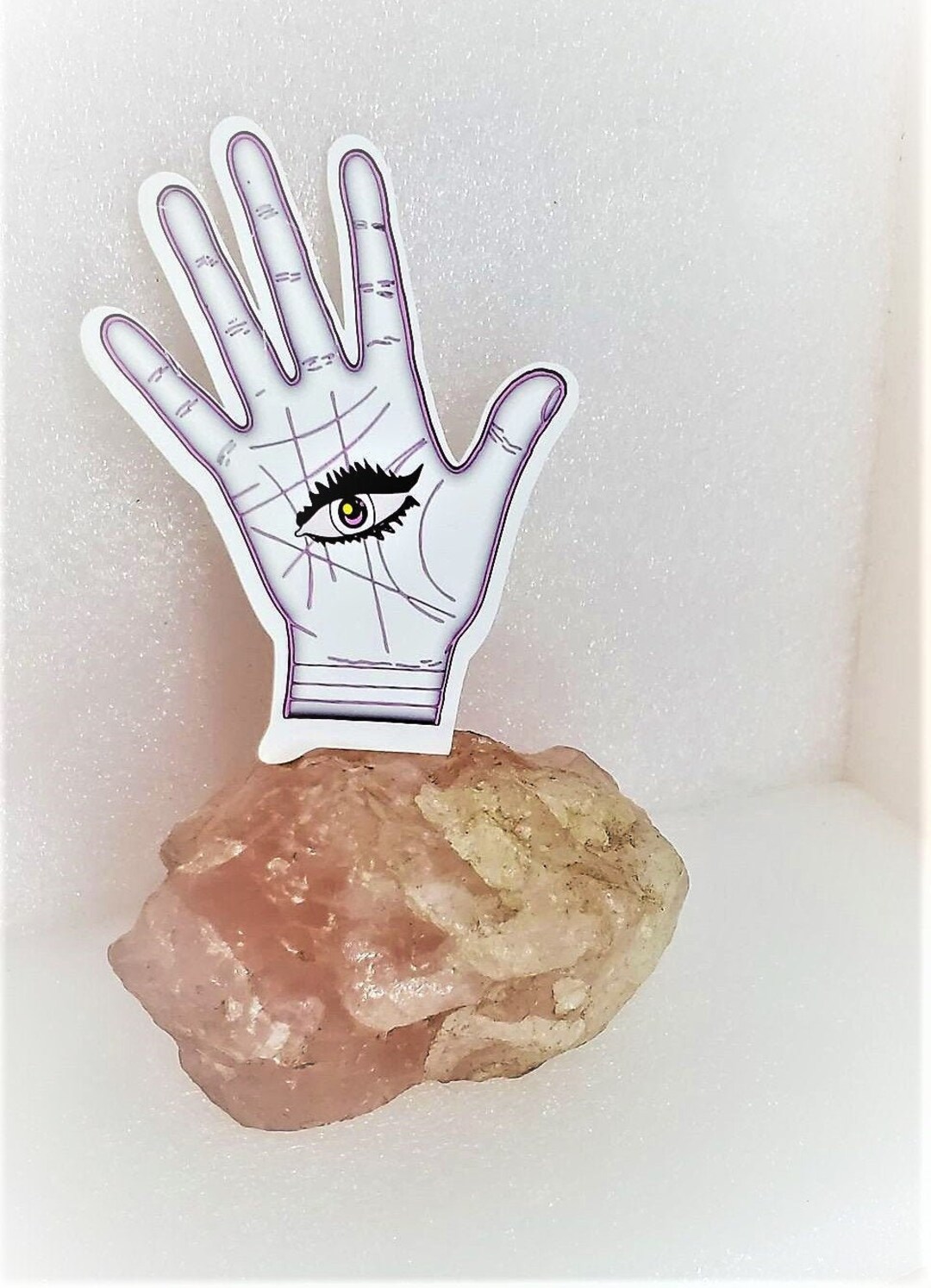 EVIL EYE HAND Parababes Sticker Label Glossy Weather Proof 3" Ghost ...
