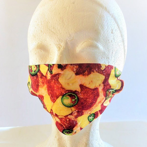 Pizza Face Mask - Etsy