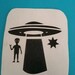 CUSTOM VINYL Decal Design Choose Your Colors and Design UFO, Star and ...