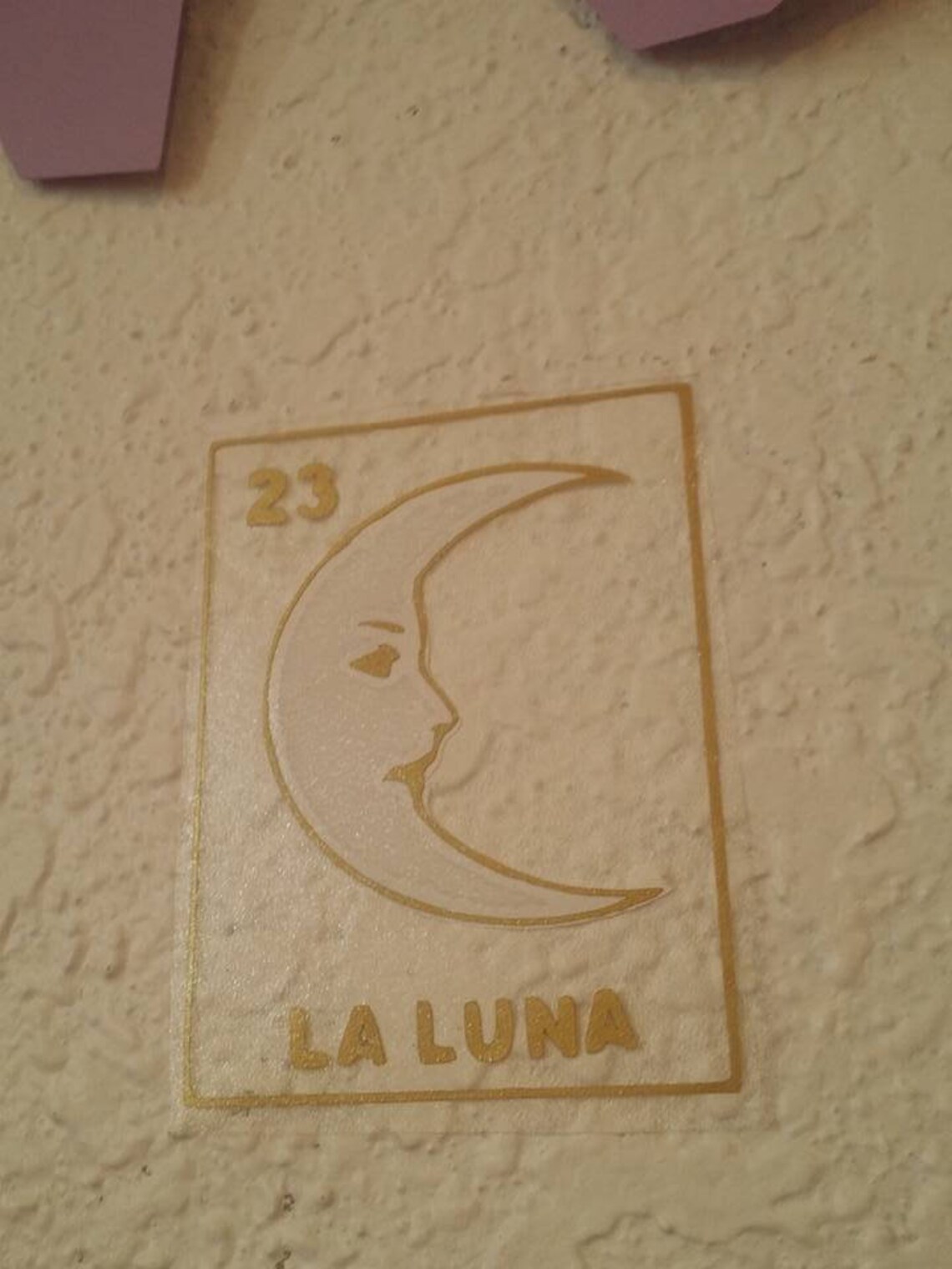LA LUNA LOTERIA the Moon Vinyl Double Layered Sticker Decal - Etsy