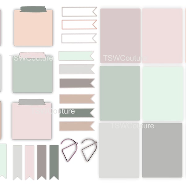 Neutral Stickers - Etsy