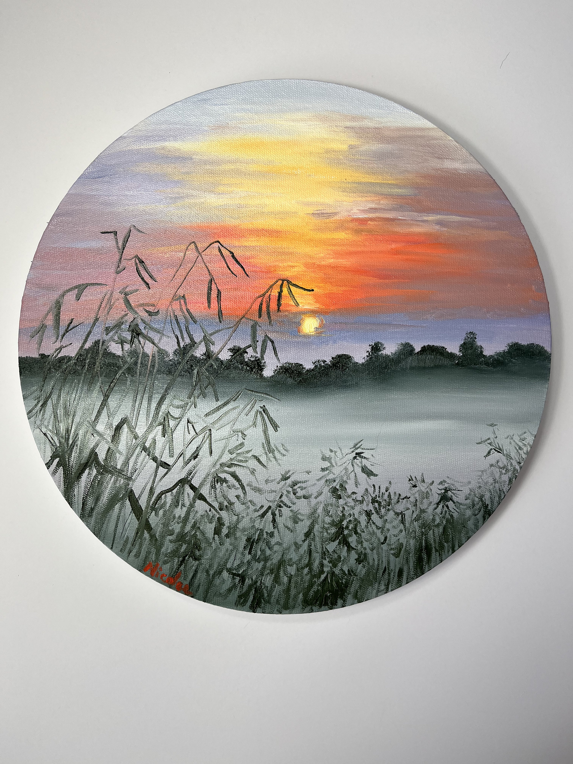 Oil Paintings Of Sunrise