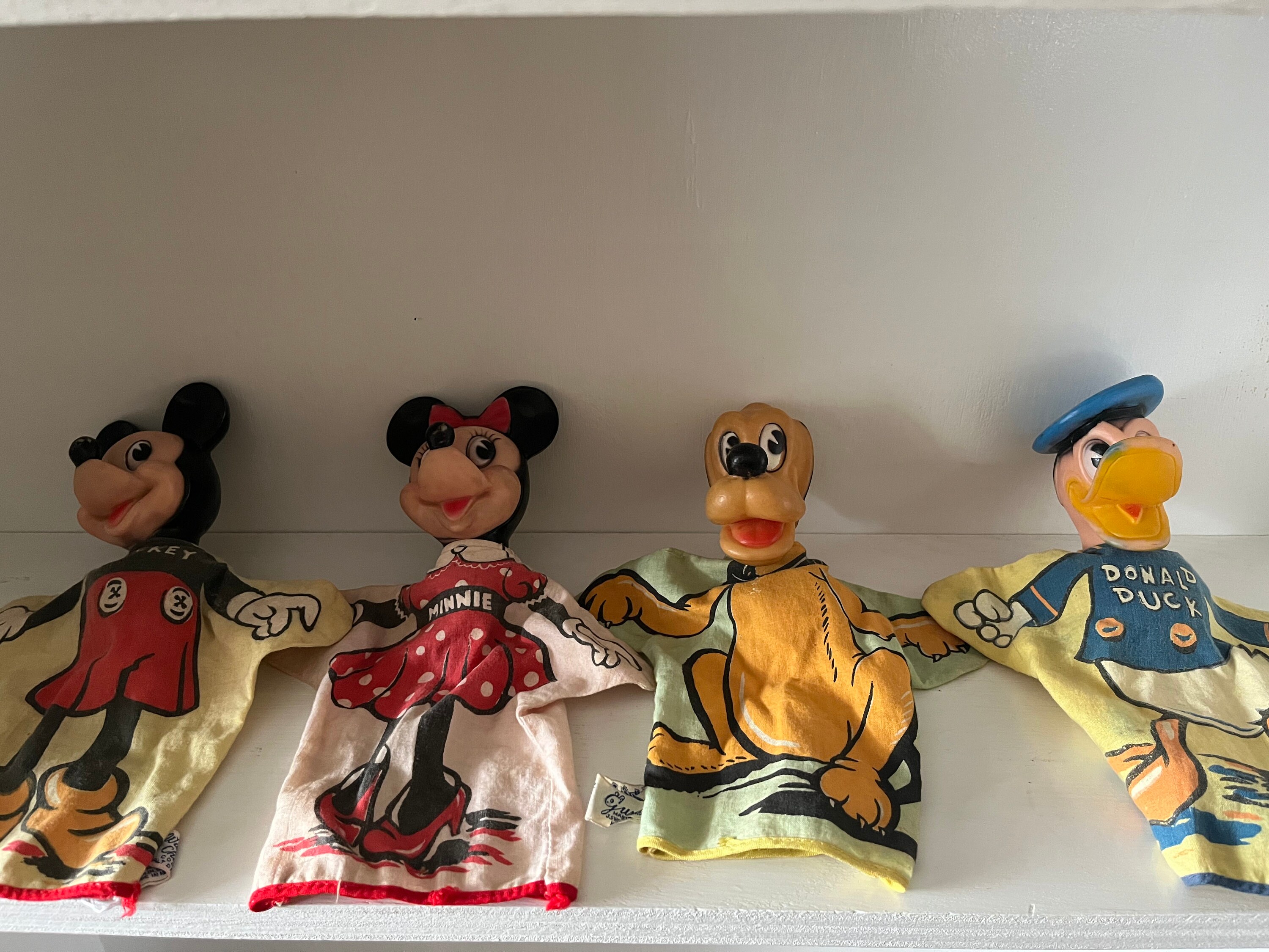 Vintage Character Hand Puppets Set of 4 - Etsy