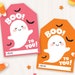 Printable Halloween Tags Trick or Treat Tag Halloween Party Favor ...