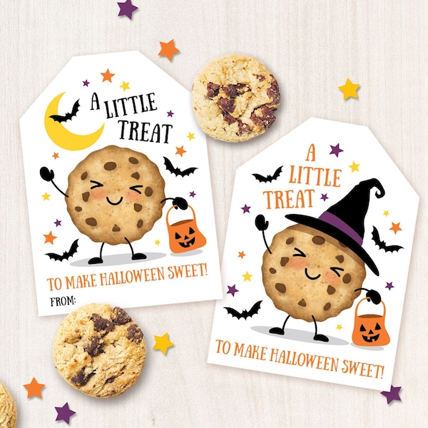 Halloween Treat Tags - Etsy