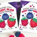 Kids Valentine Tags for School Berry Fruit Snack Valentine - Etsy