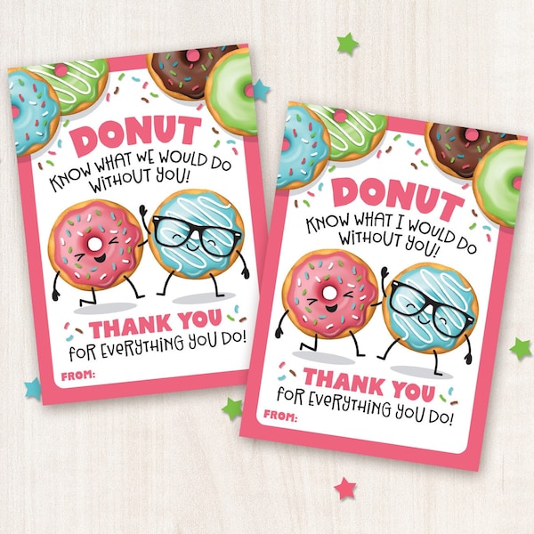 Donut Know What We Would Do Without You - Etsy