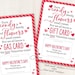 PRINTABLE Gas Gift Card Holder Funny Valentine Gift for - Etsy